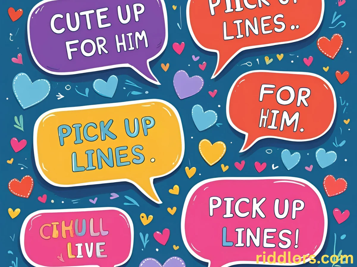 357 Cute Pick Up Lines for Him: Totally Irresistible For 2025